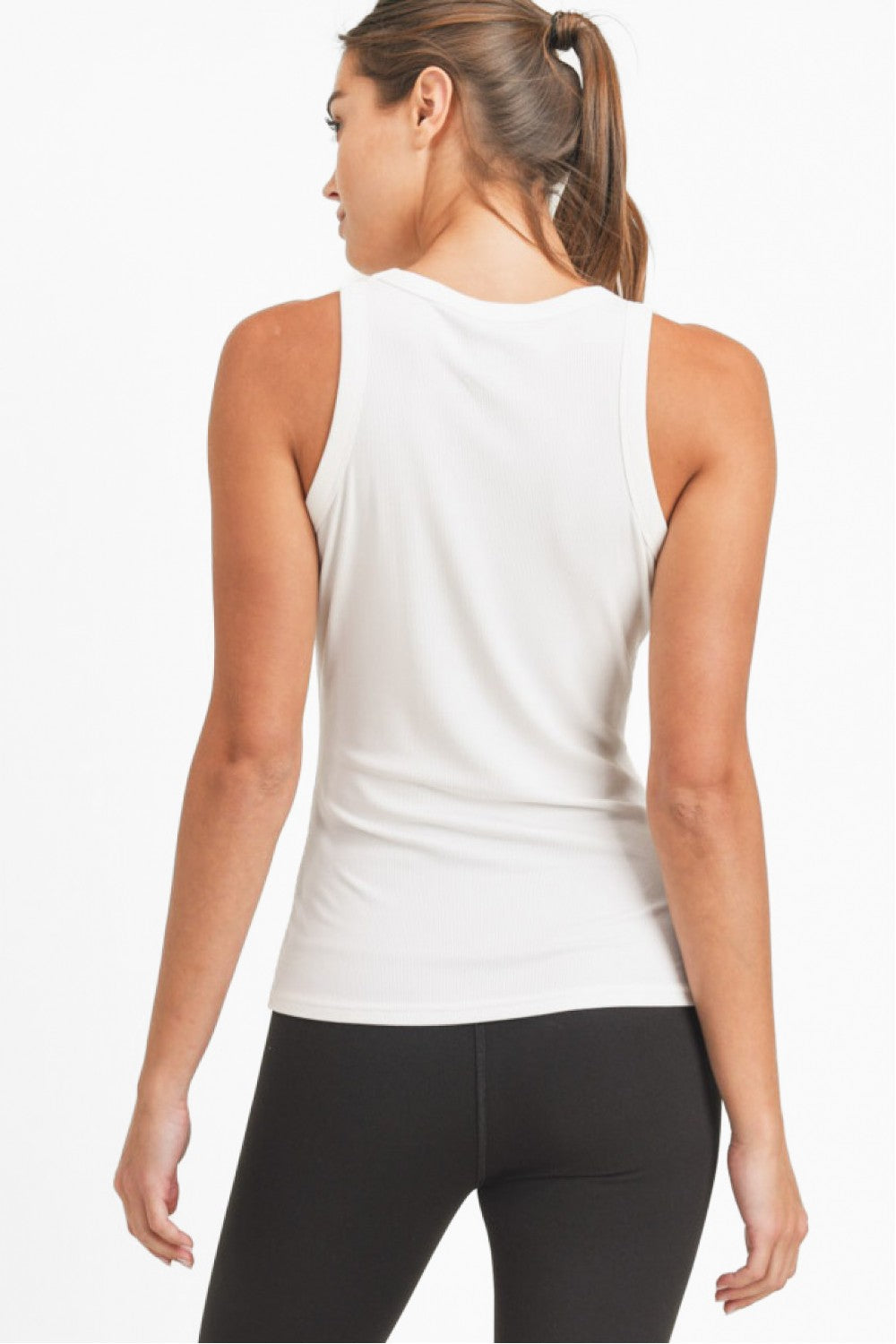 Essential Micro Rib Tank Ivory – Broadway in Stanley